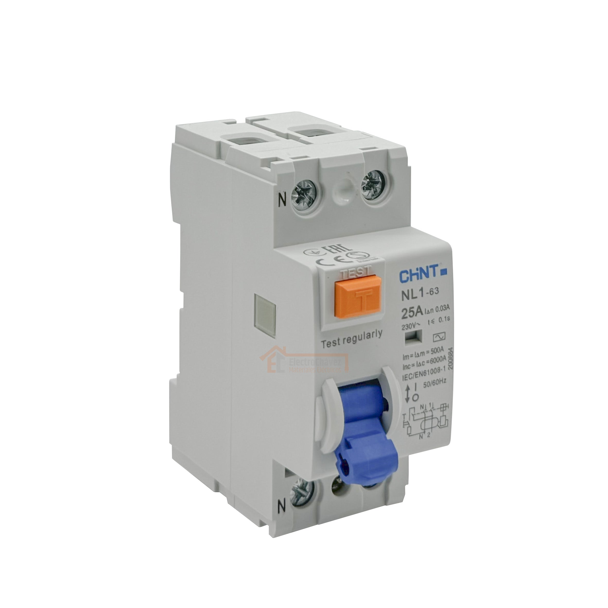 Interruptor Disyuntor Diferencial 2x25a 30ma Tipo AC - Chint ...